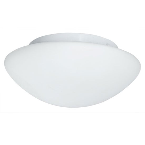 Opal White Glass Flush Fitting Bathroom Ceiling Light | Ceiling-Lights ...